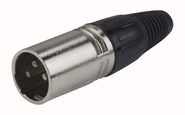 3 Pin Metal XLR Line Plug with 120R terminating resistor | 100-120